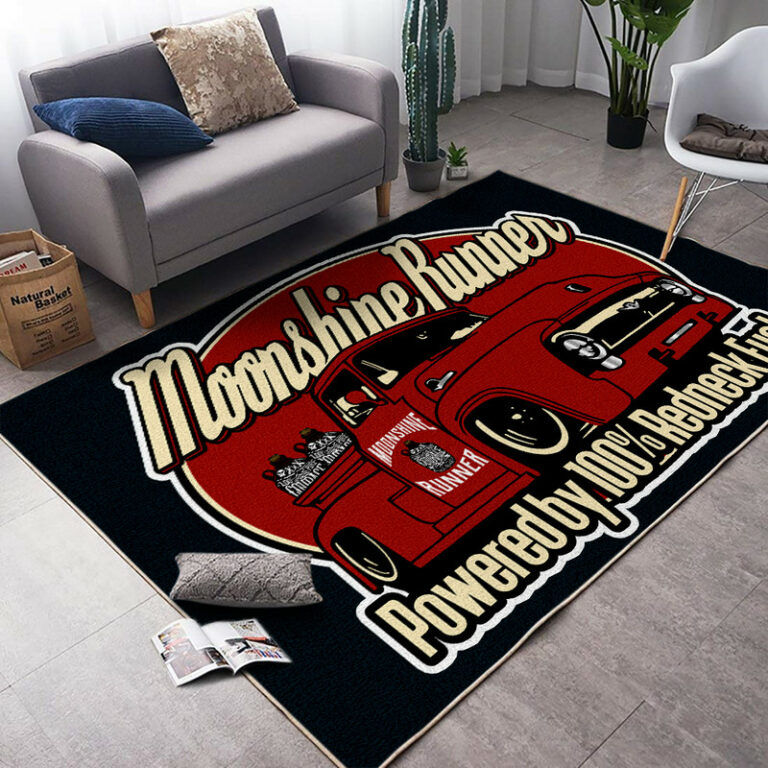 Moonshine Runner Hot Rod Area Rug - Dingmun