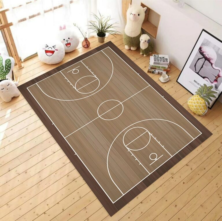 Basketball Court Rug Gift For Basketball Lover - Dingmun