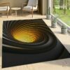 Colourful Optical Vortex Illusion Rug - Dingmun
