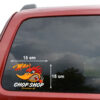 Personalized Woodpecker Speed Shop Vinyl Decals - Mr. Horsepower Hot ...