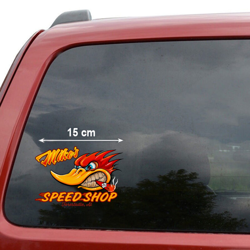 Set 2Pcs Hot Rod Garage Speed Shop Old School Mr Horsepower Vinyl ...