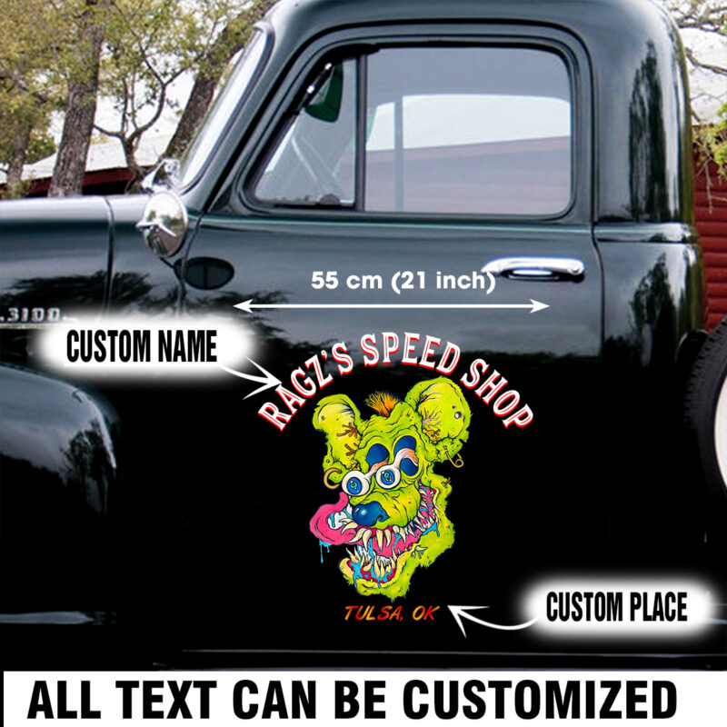 Hot Rod Monster Rat Fink Decals For Cars Pack 2 - Dingmun
