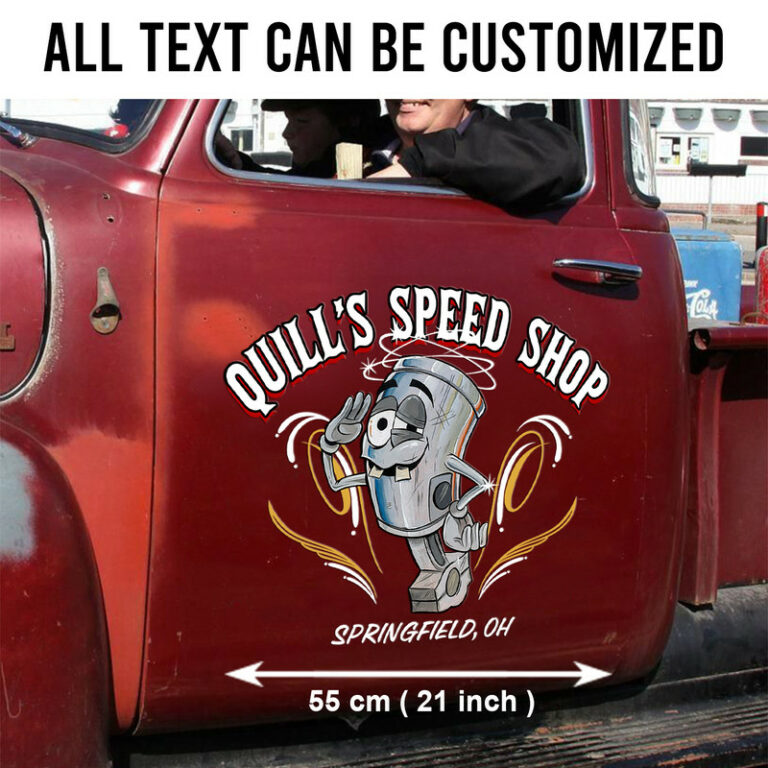 Piston Pinstripe Kustom Kulture Vinyl Decals For Lowrider, Truck, Hot ...