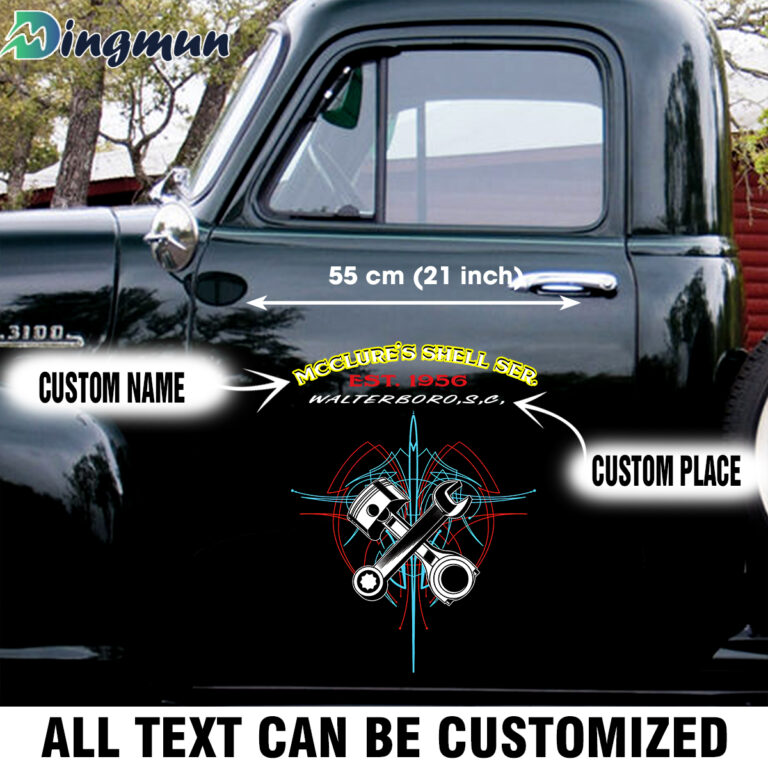 Personalized Lowrider Pinstripe Decals - Dingmun