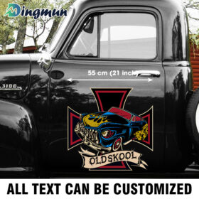 Lady Luck Speed Shop Pin Up Girl Hot Rod Vinyl Decals - Dingmun