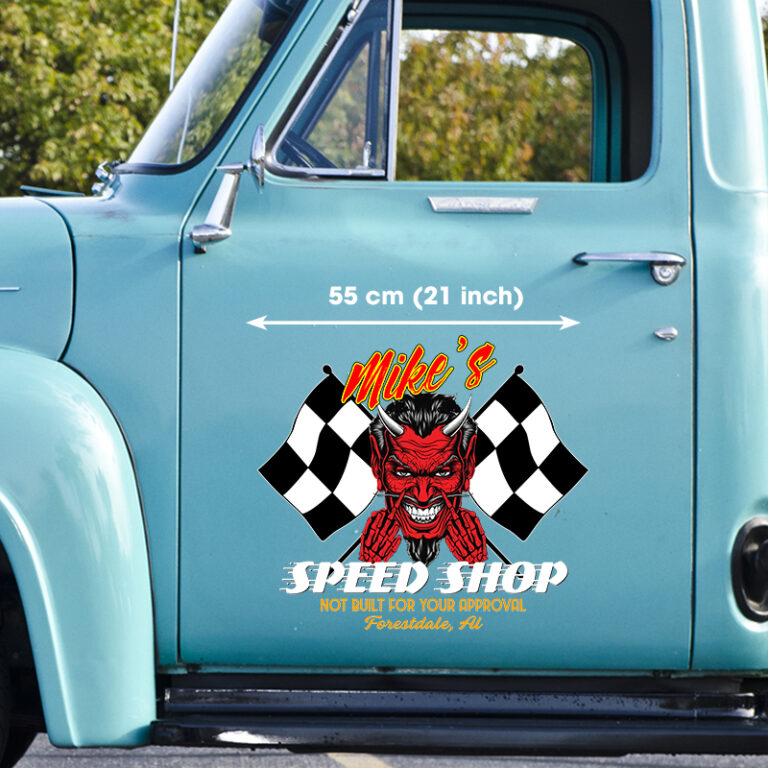 Personalized Rat Rod Decals - Dingmun