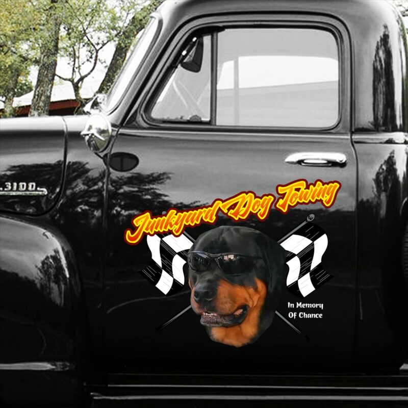 Hot Rod Garage Car Side Vinyl Graphics Decals - Dingmun