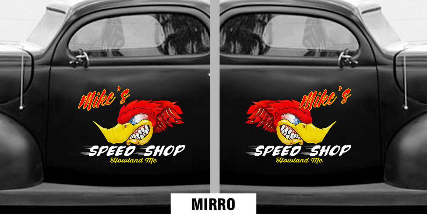 Personalized Mr Horsepower Kustom Kultrure Decal 2 Pcs For Car Door ...