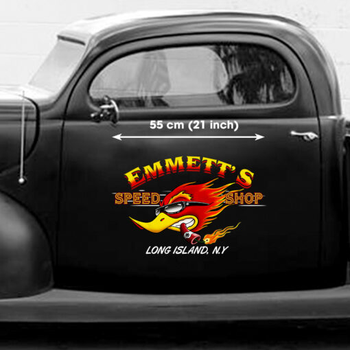 Personalized Woodpecker Speed Shop Decal - Dingmun