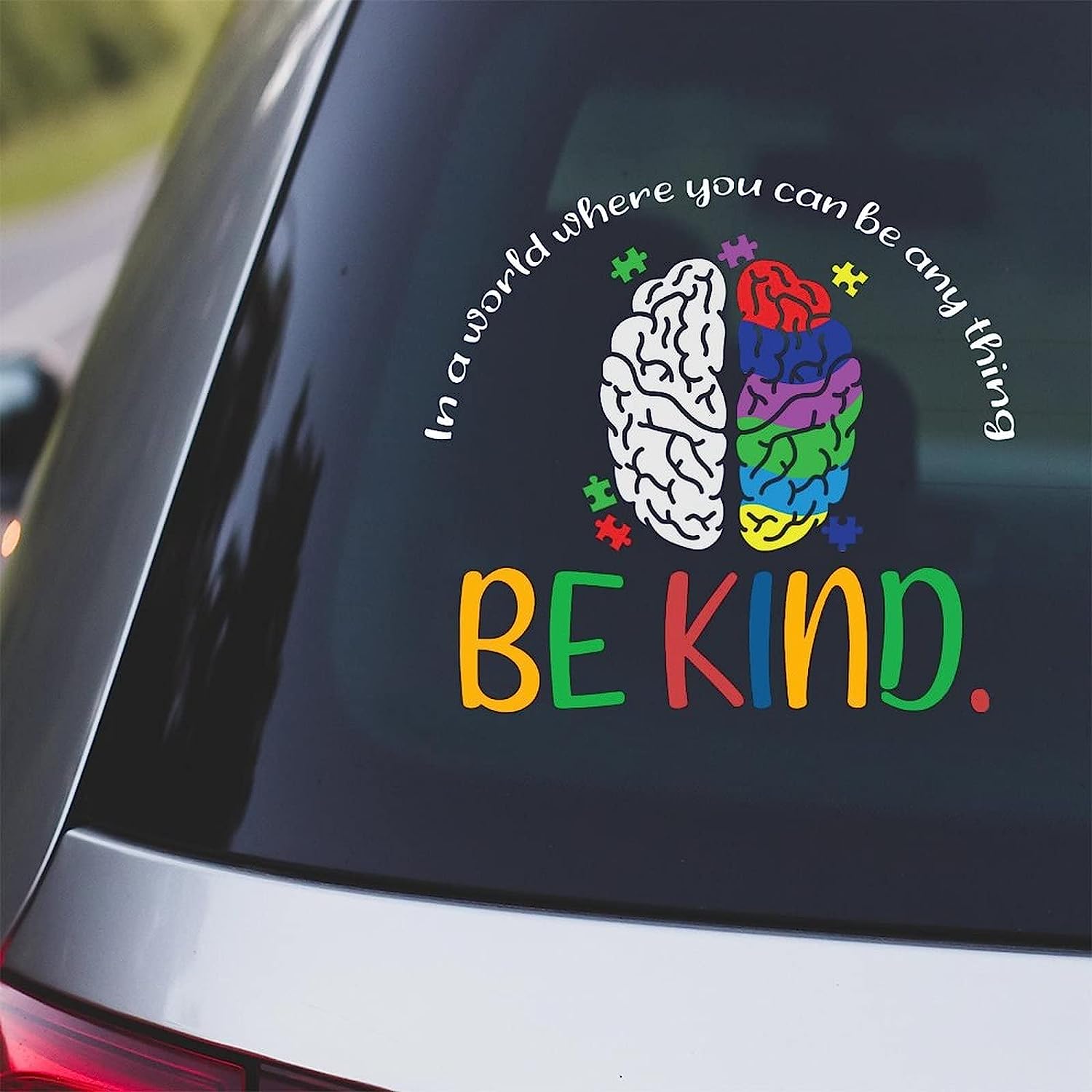 Be Anything Autism Decal - Autistic Support Stickers for Car Door and ...