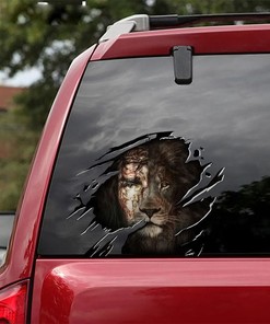 Jesus Christ The King Car Sticker Christian Car Door Window Vinyl ...